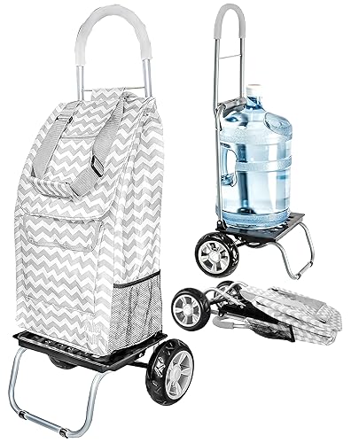 dbest products Trolley Dolly Shopping Grocery Foldable Cart Storage Mom ...