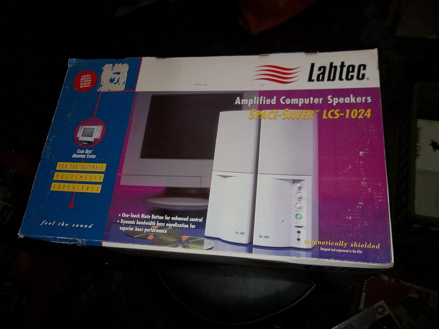 LABTEC LCS-1024 AMPLIFIED COMPUTER SPEAKERS: Amazon.co.uk: Electronics