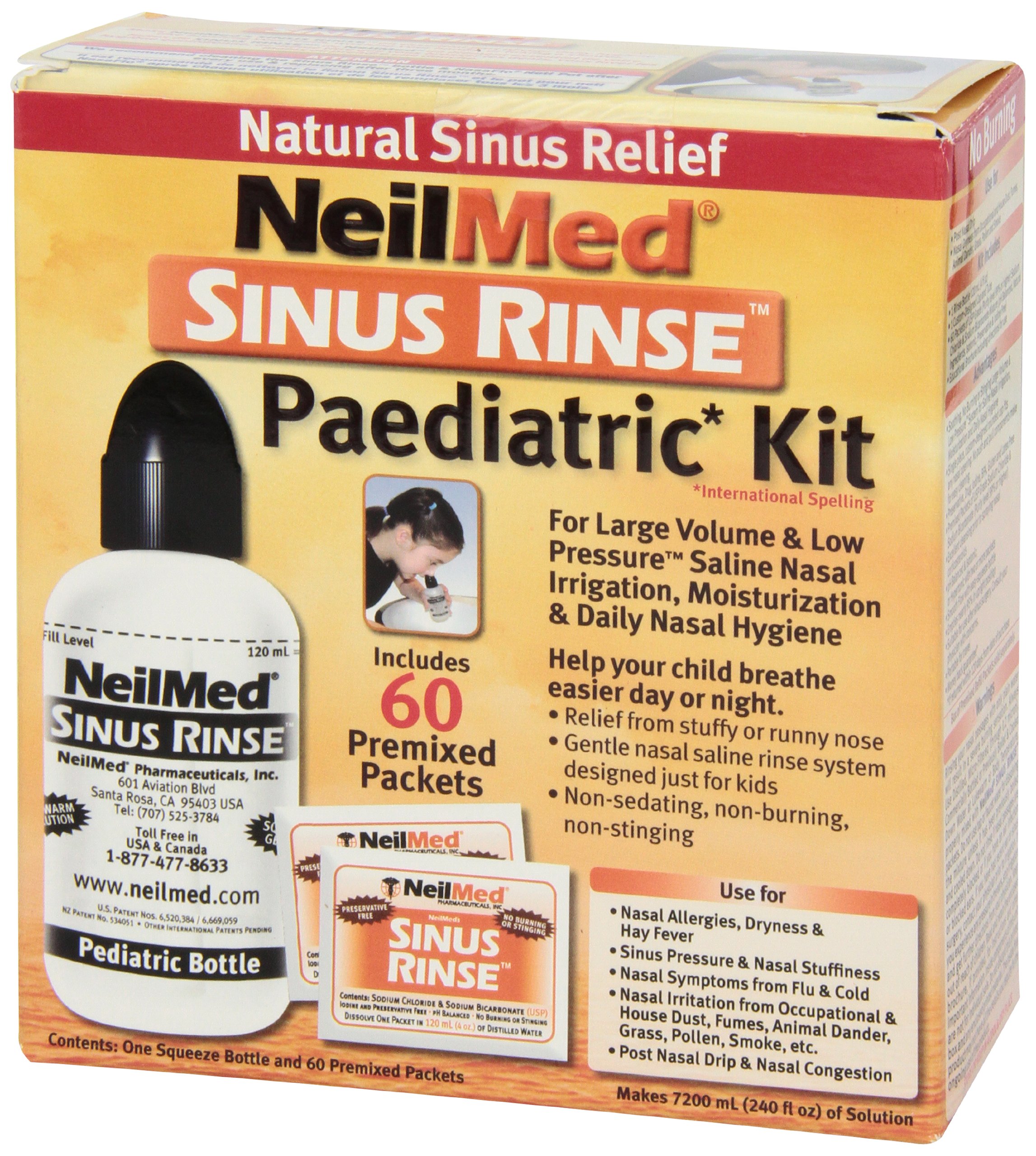 Mua Neilmed's Sinus Rinse, Pediatric, Complete Saline Nasal Rinse Kit ...