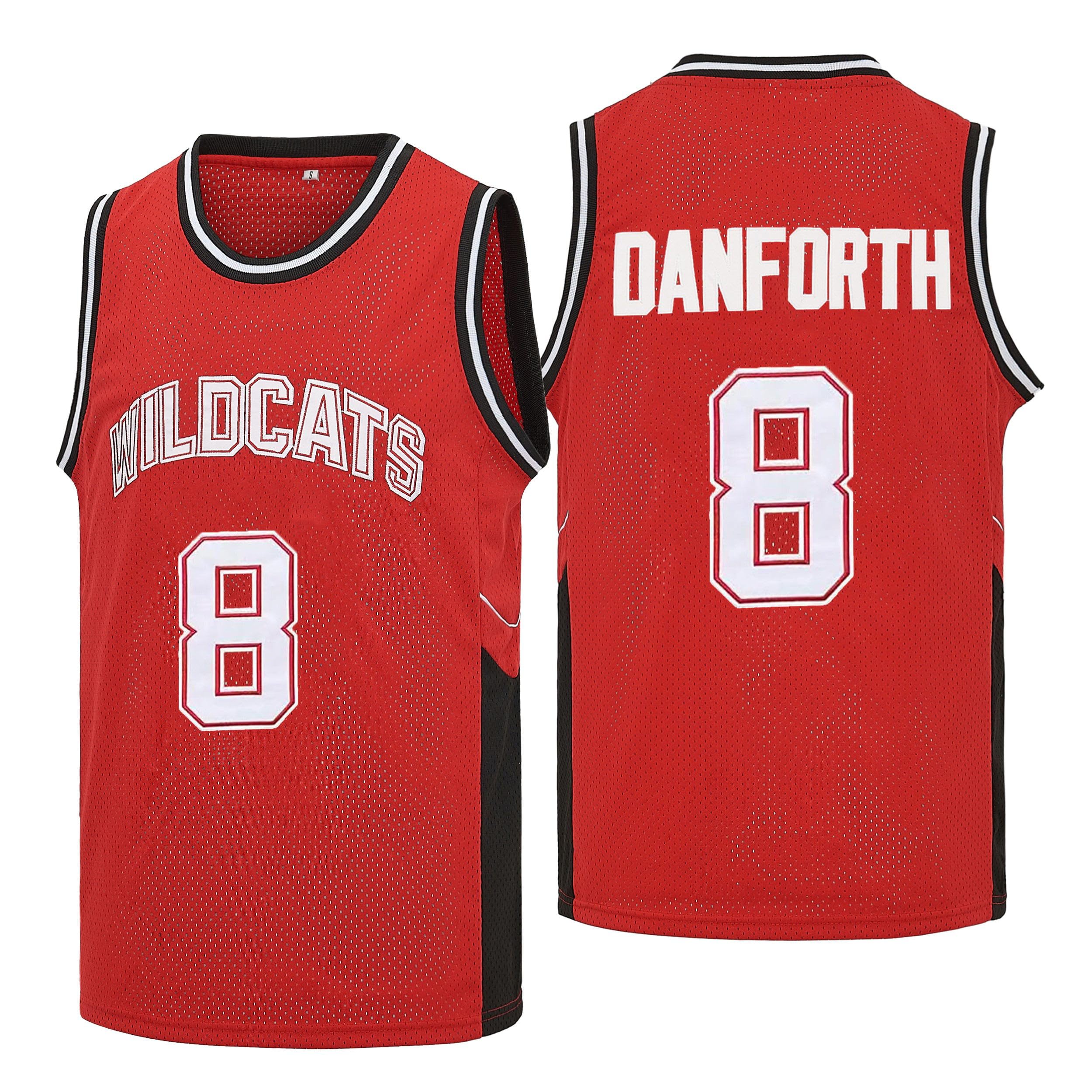 Mens Wildcats High School Basketball Jersey #8 Chad Danforth Shirt ...