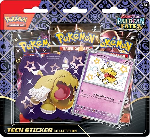 Pokemon TCG: Scarlet and Violet: PALDEAN Fates: TECH Sticker Collection ...