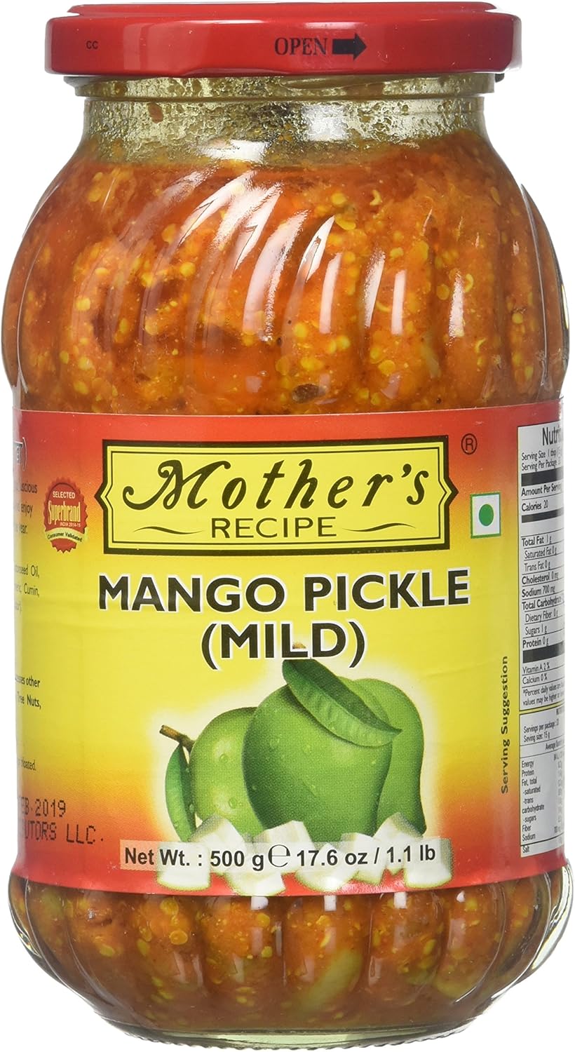 MOTHERS Mango Mild Pickle 500g: Amazon.co.uk: Grocery