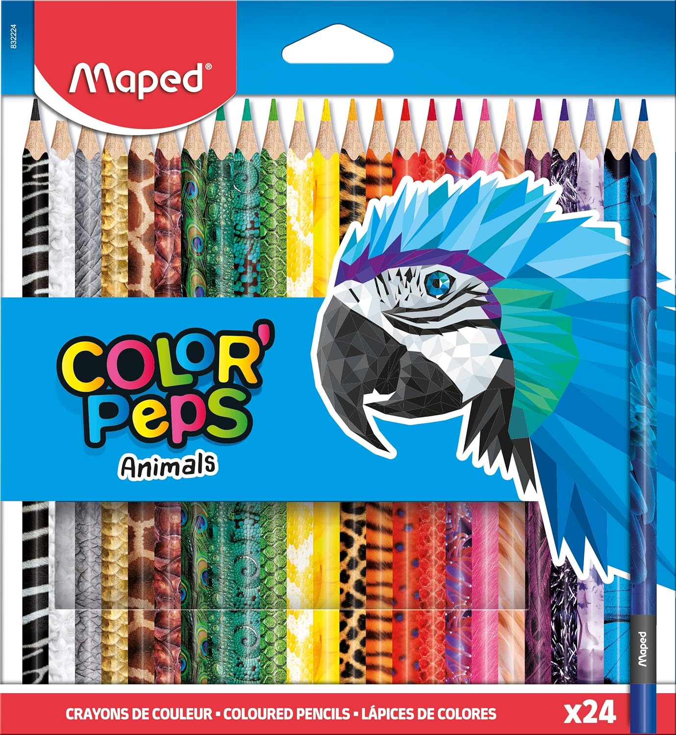 Maped 832224 – Pack of 24 Pencils Animals: Amazon.co.uk: Office Products