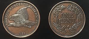 Replica 1856 Flying Eagle Indian Head Penny or Cent. Big Huge Large 3 ...