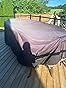 Amazon.com: ULTCOVER 600D Tough Canvas Durable Square Patio Table and ...