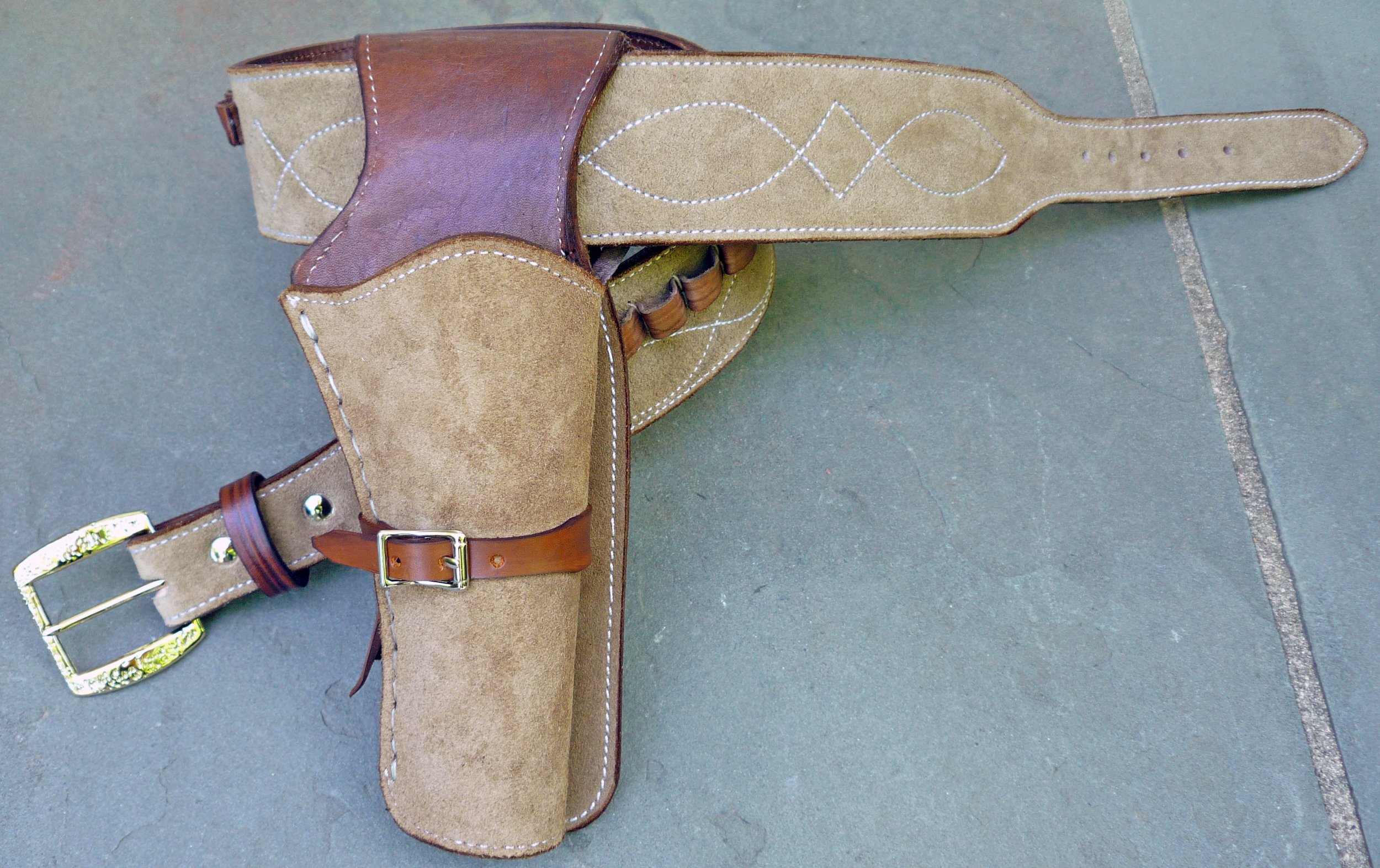 Clint Eastwood Holster Rig - Premium Cowboy Western Gun Belt Replica ...