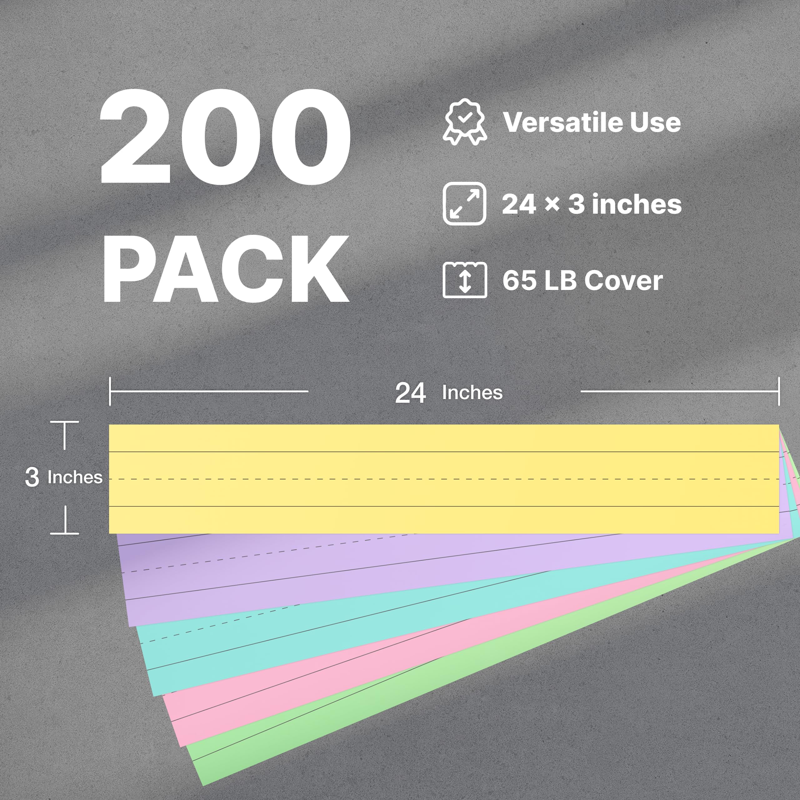 Mua 100 Pack Sentence Strips for Classroom, Chart Paper for Teacher ...