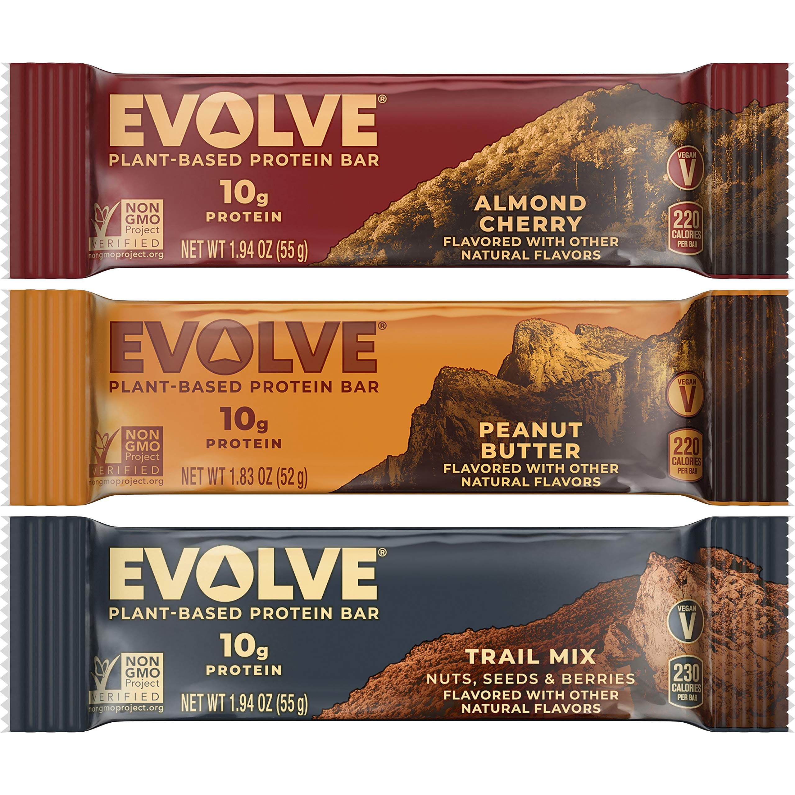 Mua Evolve Plant Based Protein Bar, 3 Flavor Variety Pack, 10g Vegan ...