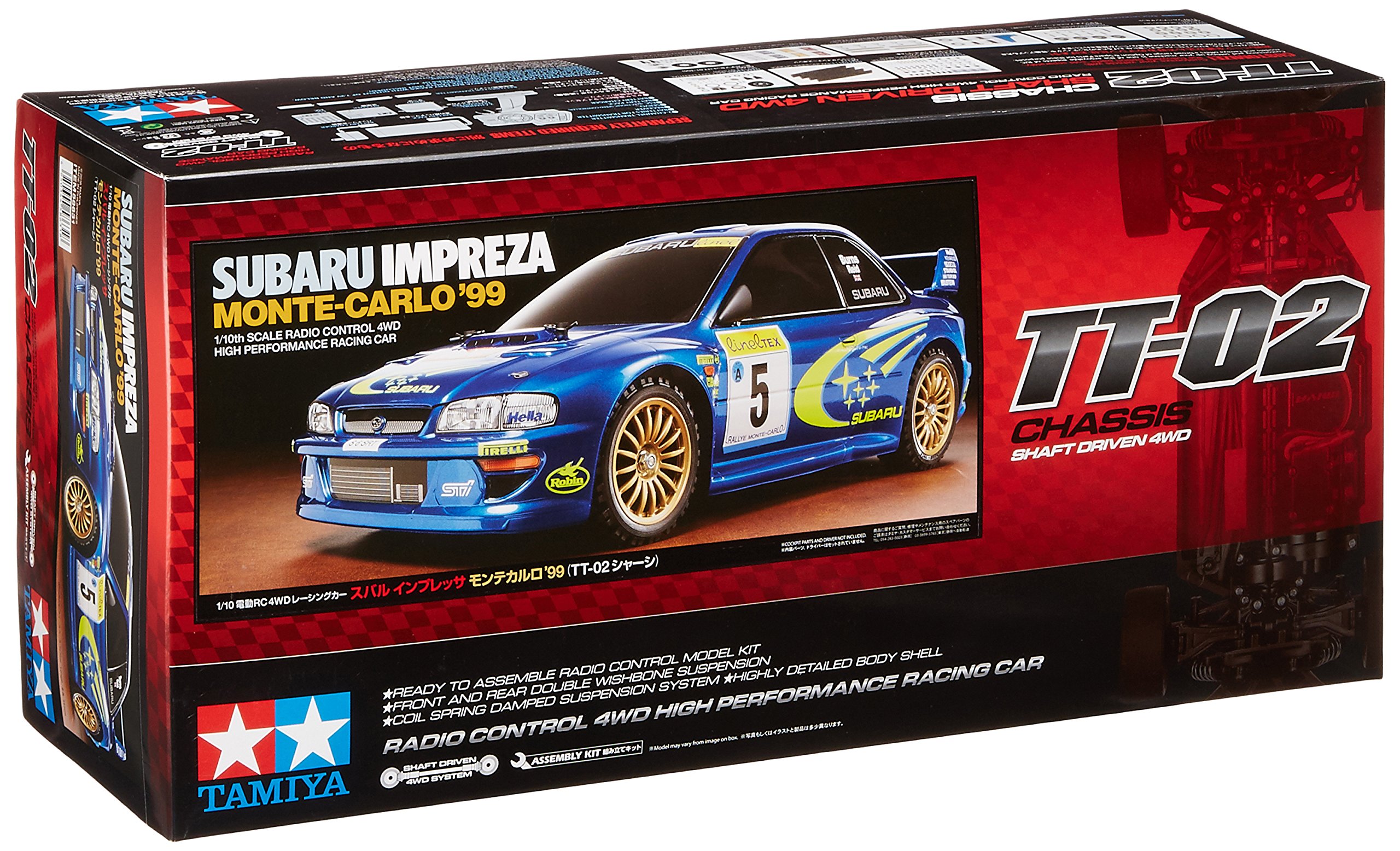 Mua Tamiya 58632 – 1:10 RC Subaru Impreza MC 99 TT-02 Model Car trên ...