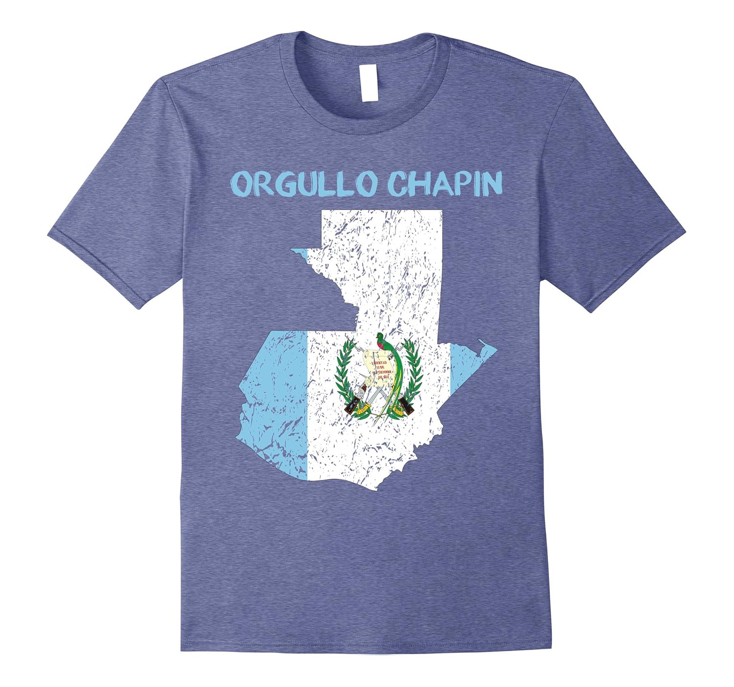 Orgullo Chapin Guatemala Flag Map T-shirt Chapin Pride-T-Shirt – Managatee