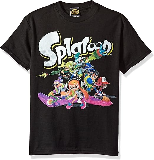 Amazon.com: Nintendo Boys' Splatoon Graphic T-shirt: Clothing