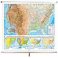 Amazon.com : Kappa Classroom Pulldown Map, US & World Advanced Physical ...