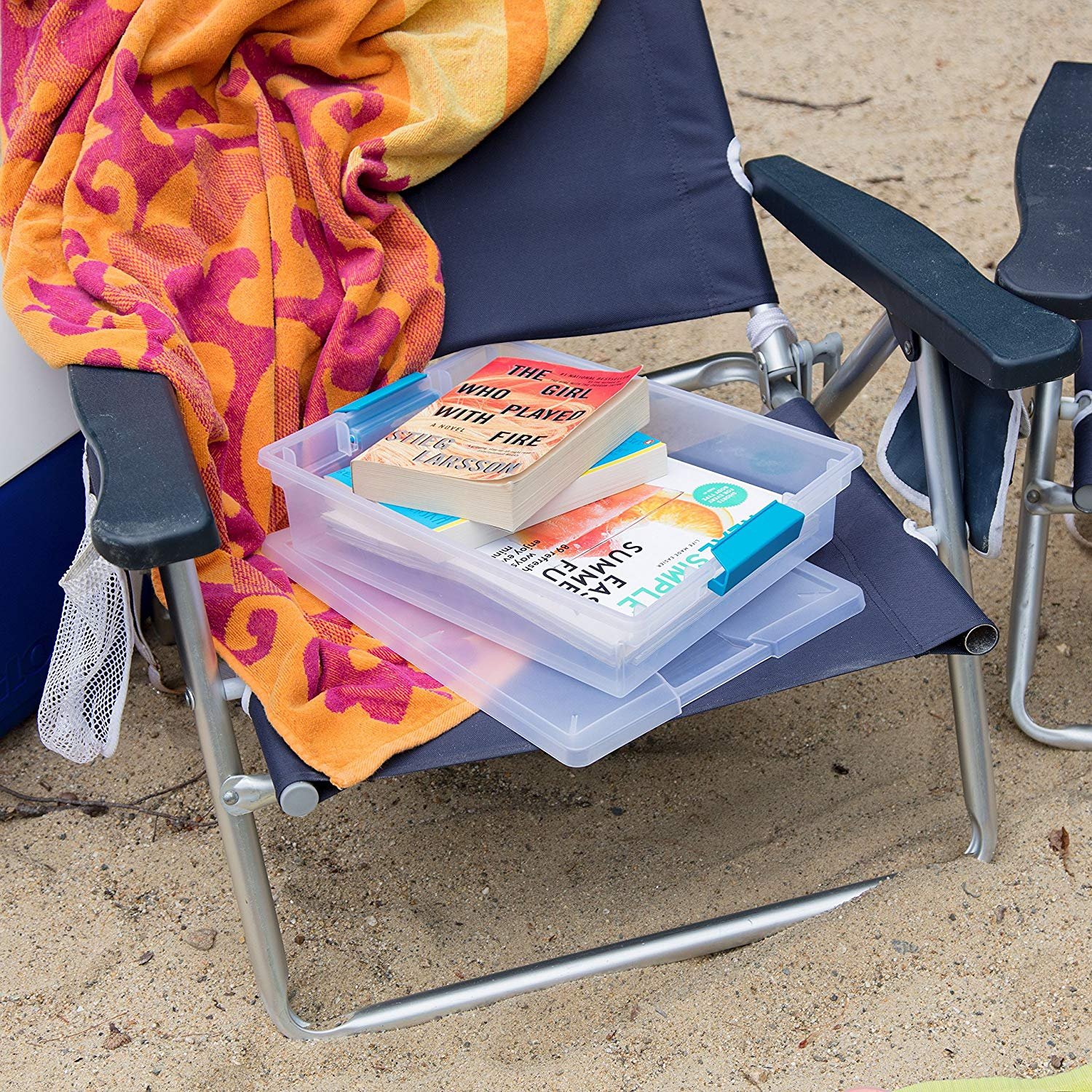 Mua Sterilite Large Clip Box, Stackable Small Storage Bin with Latching ...