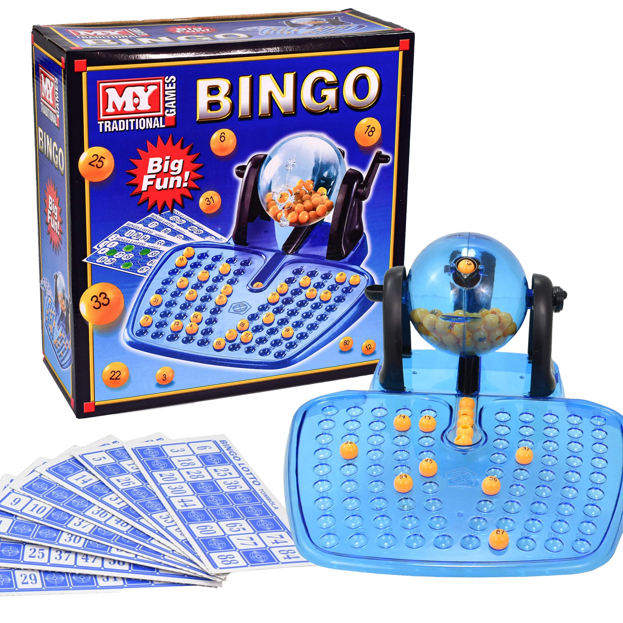 Mua M.Y Traditional Bingo Game - Complete with Bingo Balls Dispenser ...