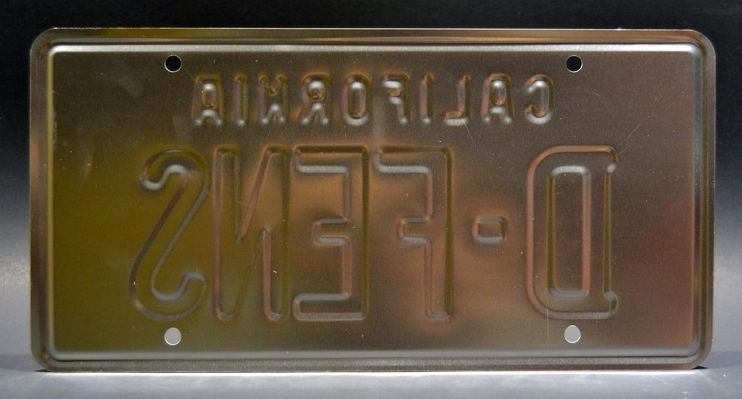 Celebrity Machines Falling Down | D-FENS | Metal Stamped License Plate ...