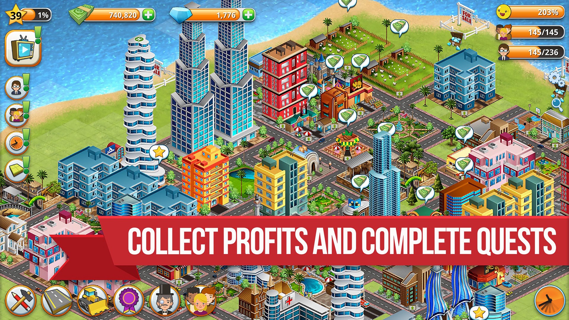 Village City - Island Sim: Build Virtual Town Game:Amazon.in:Appstore ...