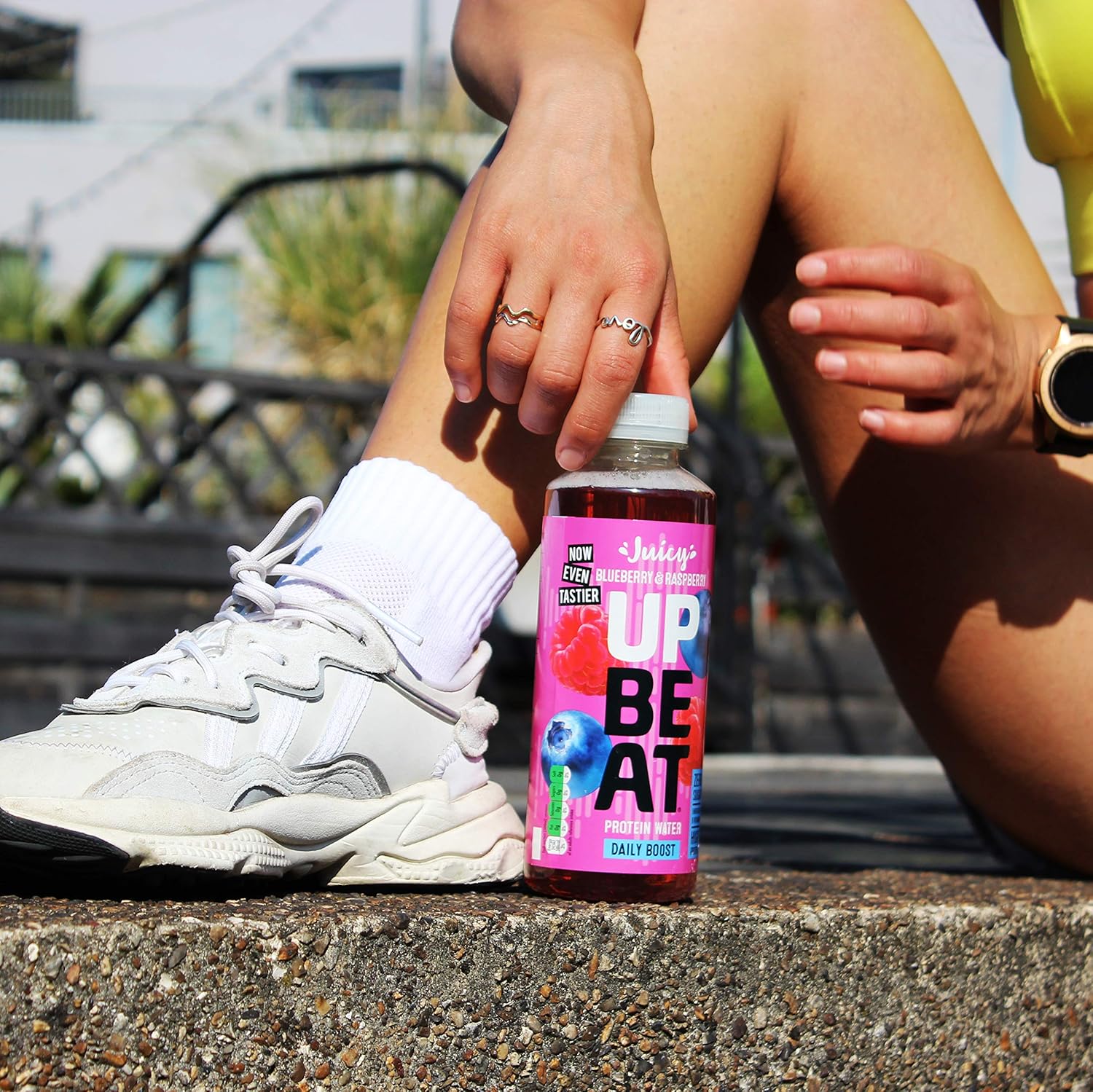 UPBEAT Juicy Protein Water 12x 500ml | High Protein, Zero Sugar ...