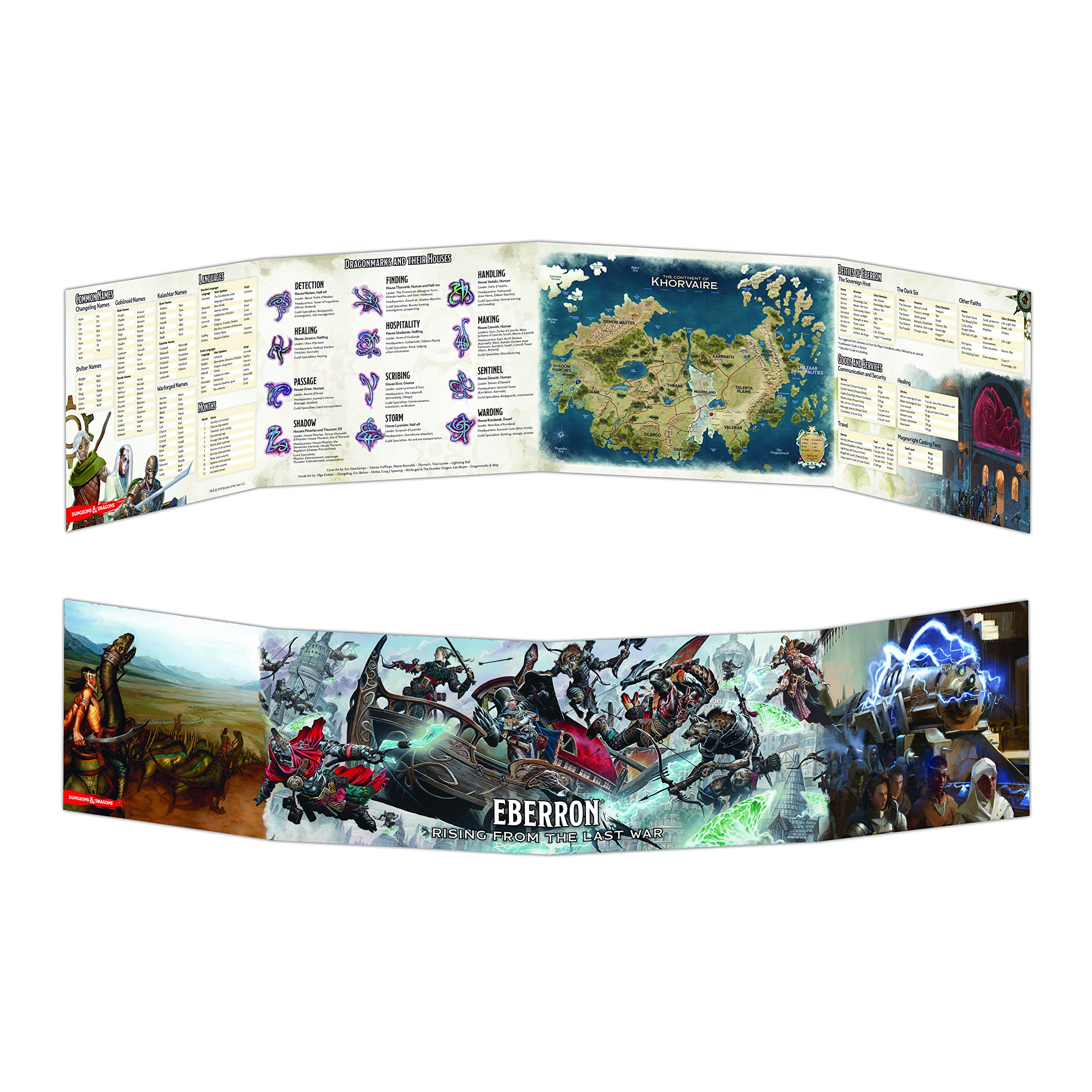 Mua D&D Eberron DM Screen trên Amazon Mỹ chính hãng 2024 | Fado
