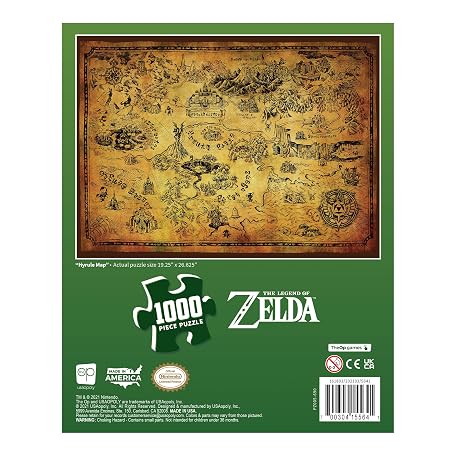 Mua The Legend of Zelda Hyrule Map 1,000 Piece Jigsaw Puzzle ...