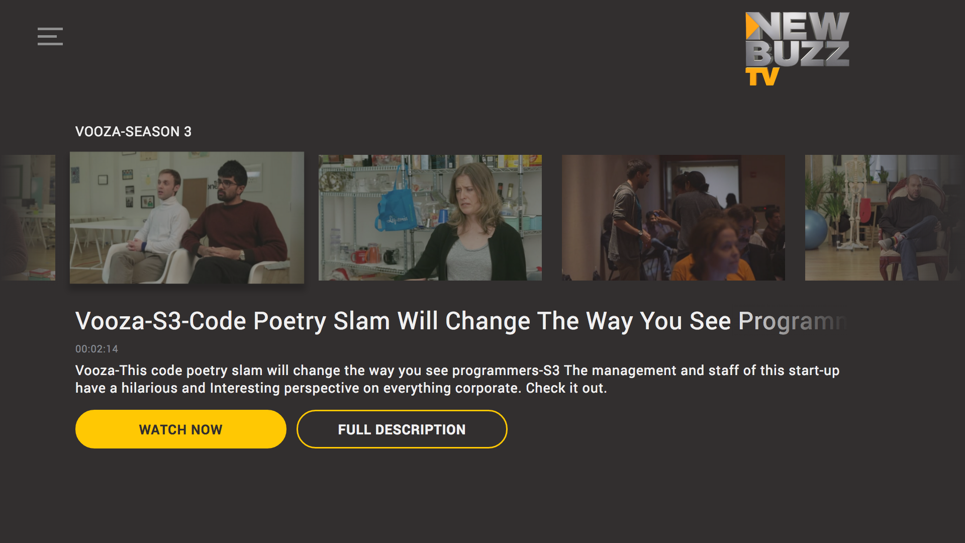 New Buzz TV: Amazon.ca: Appstore for Android