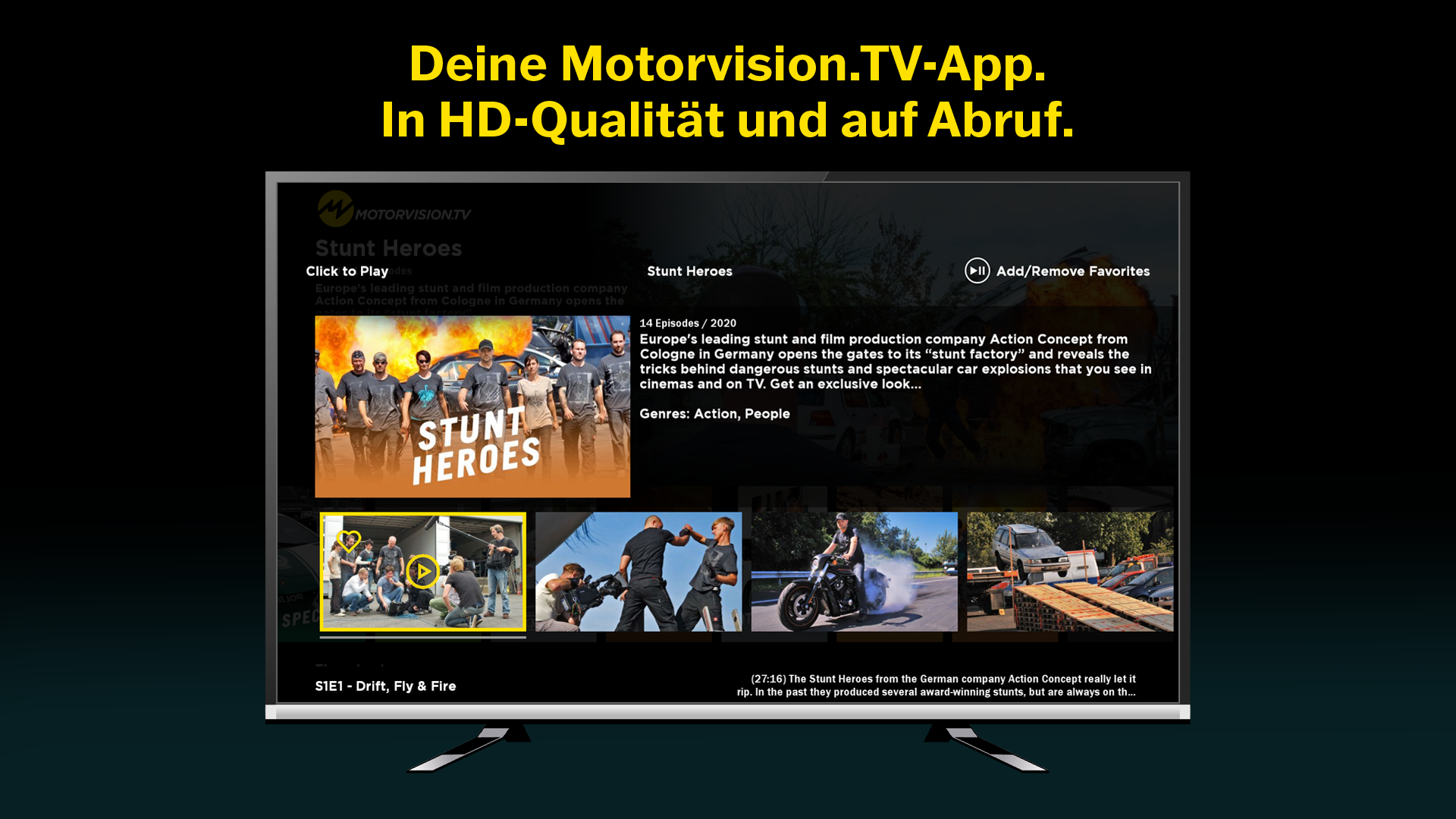 Motorvision.TV – Live Streaming:Amazon.de:Appstore for Android