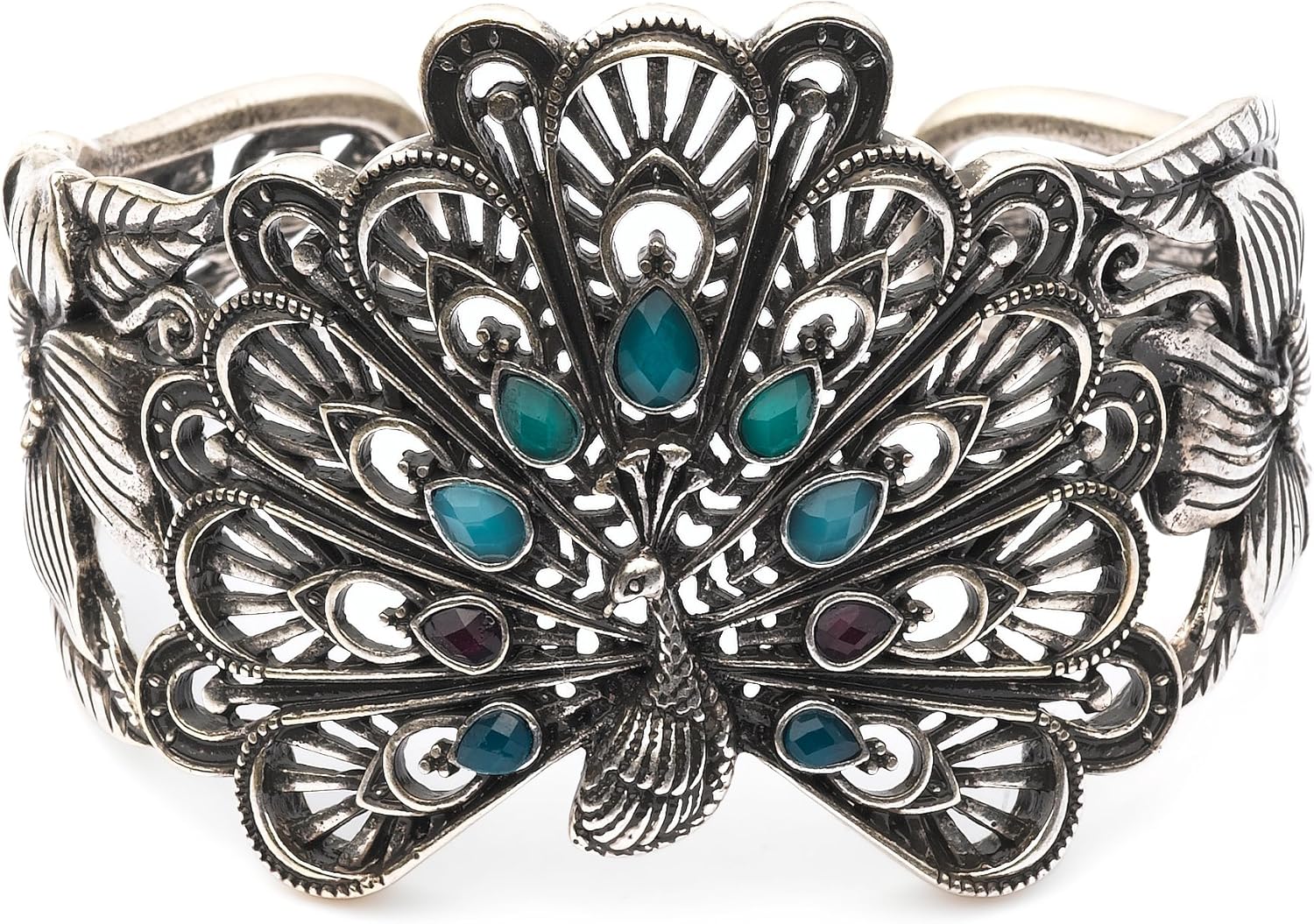 Amazon.com: Lucky Brand Peacock Cuff Bracelet: Jewelry