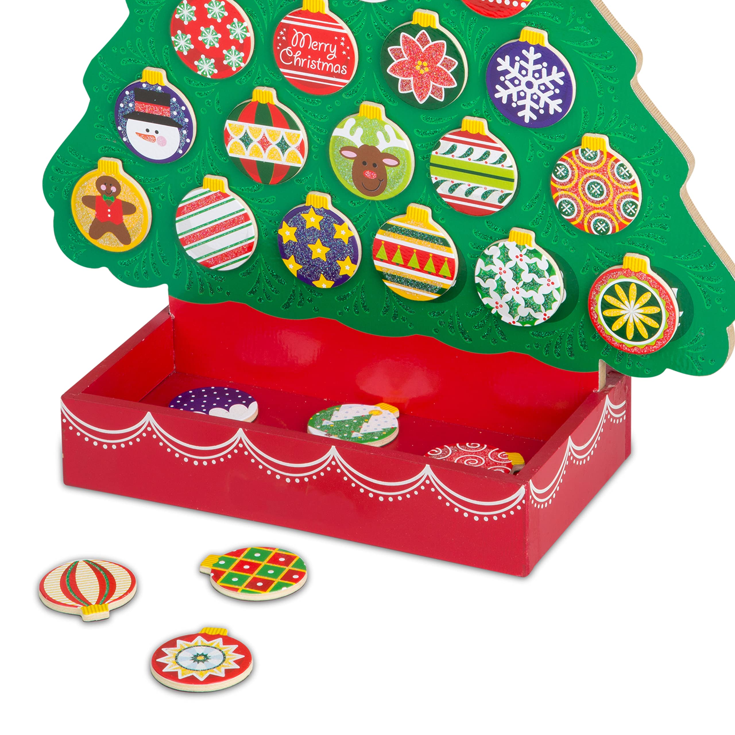 Mua Melissa & Doug Countdown to Christmas Wooden Advent Calendar ...