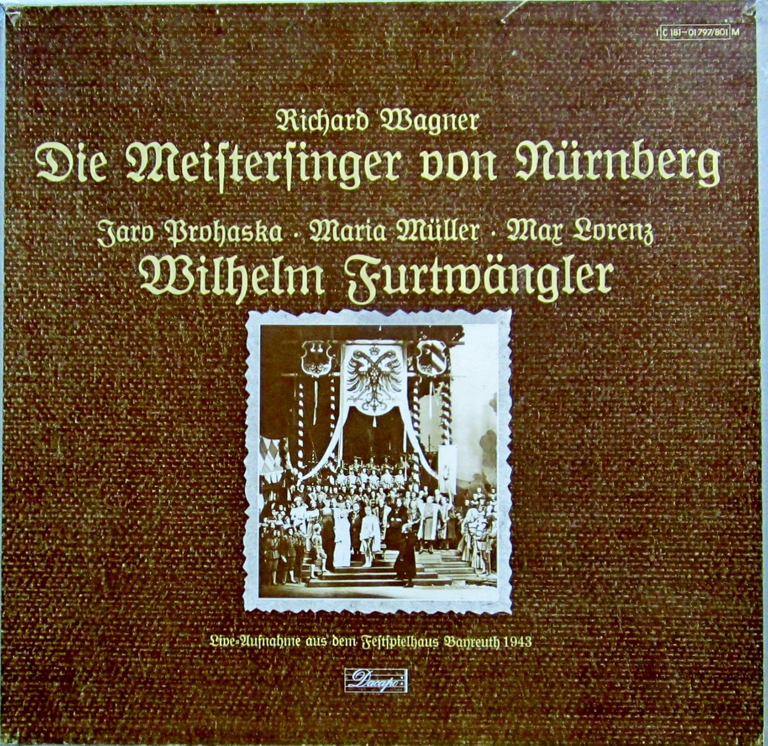 Wagner: Die Meistersinger von Nürnberg : Wilhelm Furtwängler ...