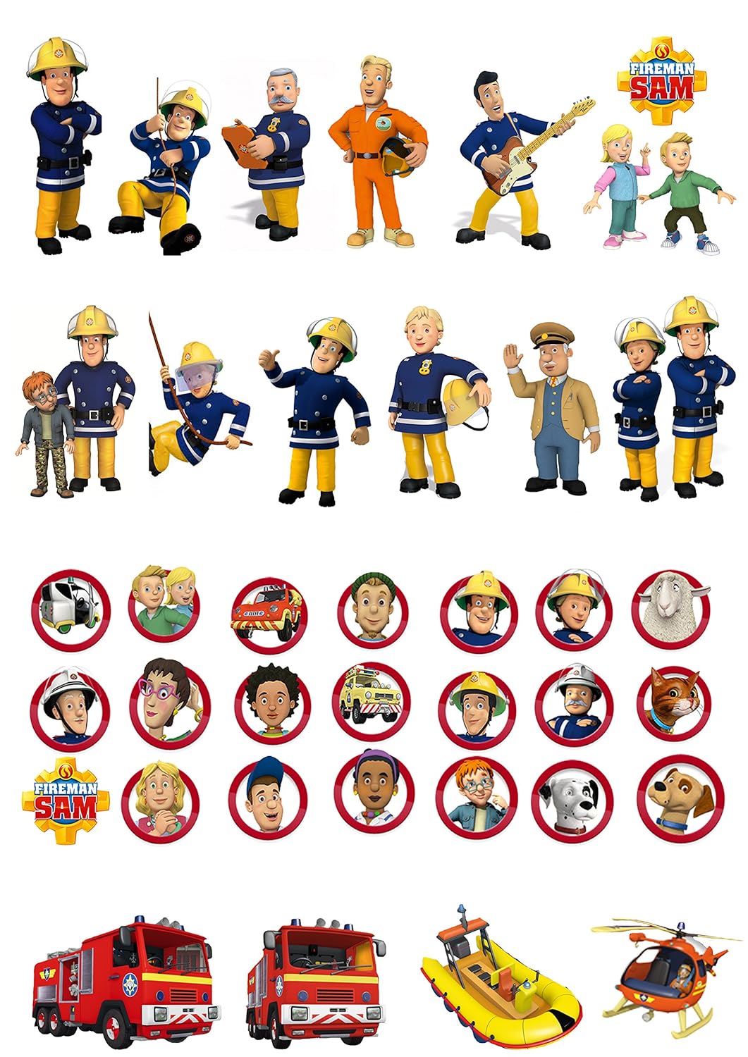 Top 10 fireman sam cake topper ideas and inspiration