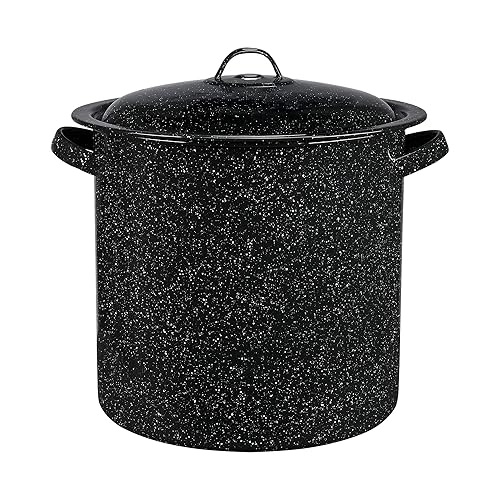 Granite Ware 15.5-Quart Stockpot, Large Capacity for Soups, Stews ...
