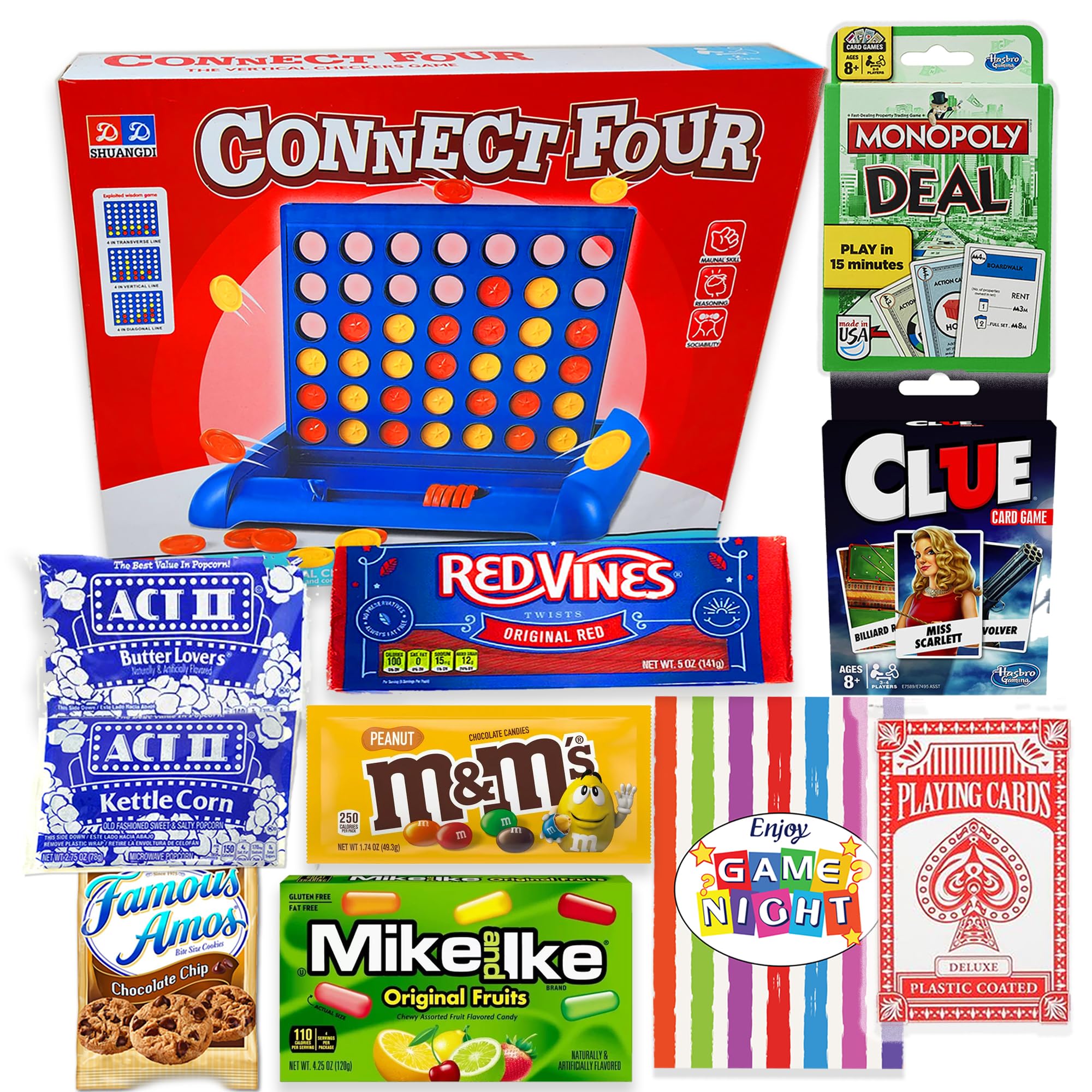 Game Night Gift Baskets for Family, Kids, Teens & Adults | Playing ...
