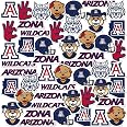 Amazon.com: University of Arizona 50CT Vinyl Large Deluxe Stickers ...