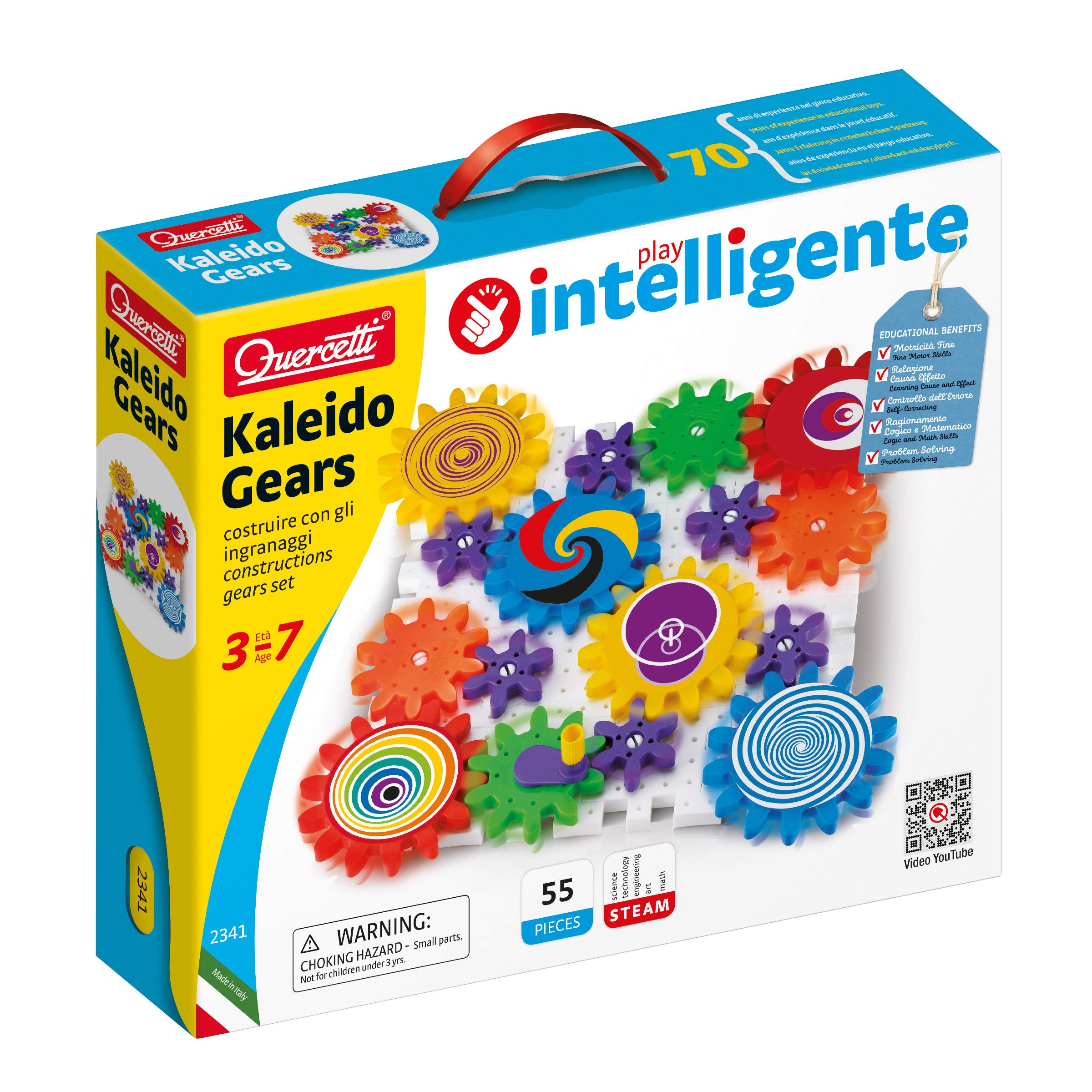 Mua Quercetti Kaleido Gears - 55 Piece Building Set with 3 Different ...