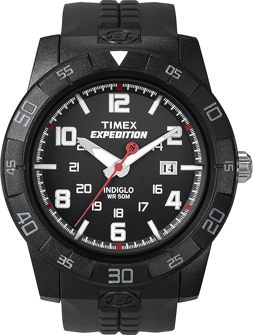 Timex Expedition 43 mm Men Core Analog Black Resin Strap Watch T49831 ...
