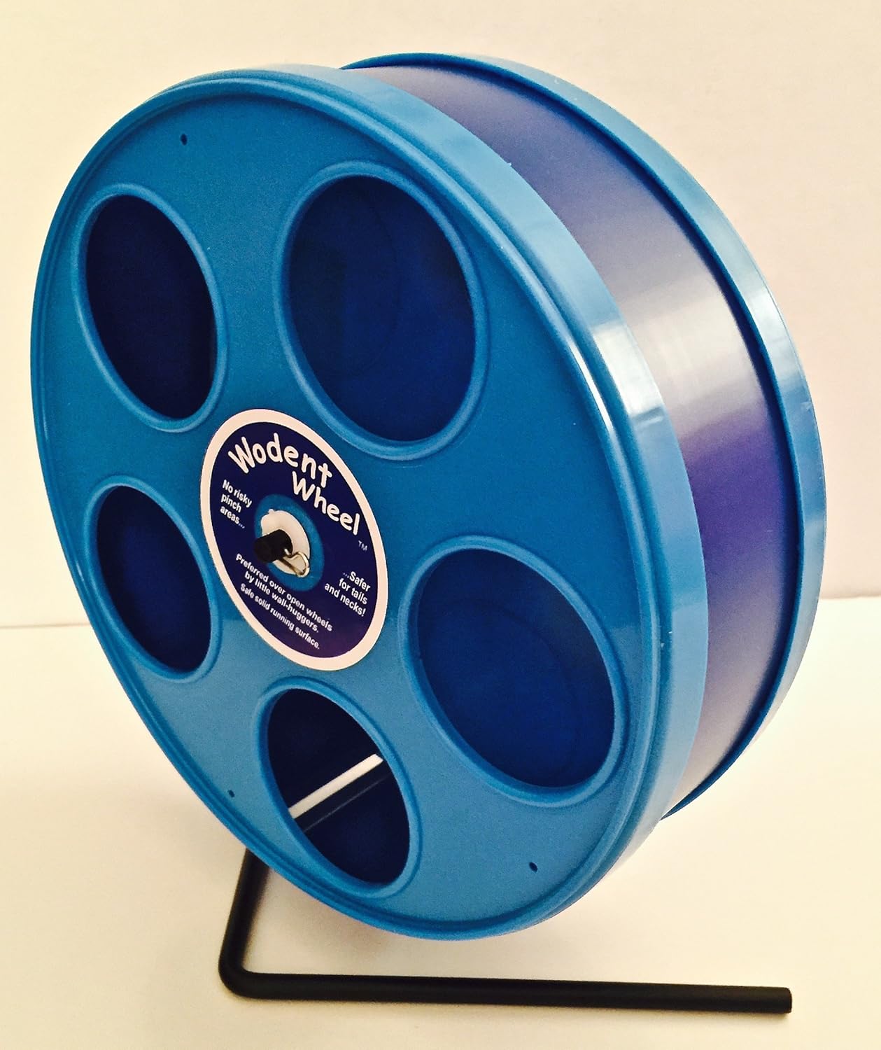 Amazon.com : Small Animal 8" JR. WODENT Wheel (DK. Blue W. Blue Panels ...