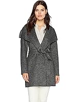 Amazon.com: T Tahari Women's Marla Wool Wrap Coat: Clothing