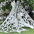 Amazon.com : DULEFUN Halloween Spider Web Decorations 13.5ft Giant ...