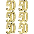 Amazon.com: Shellwei 6 Pcs 50th Birthday Decorations for Men and Women ...