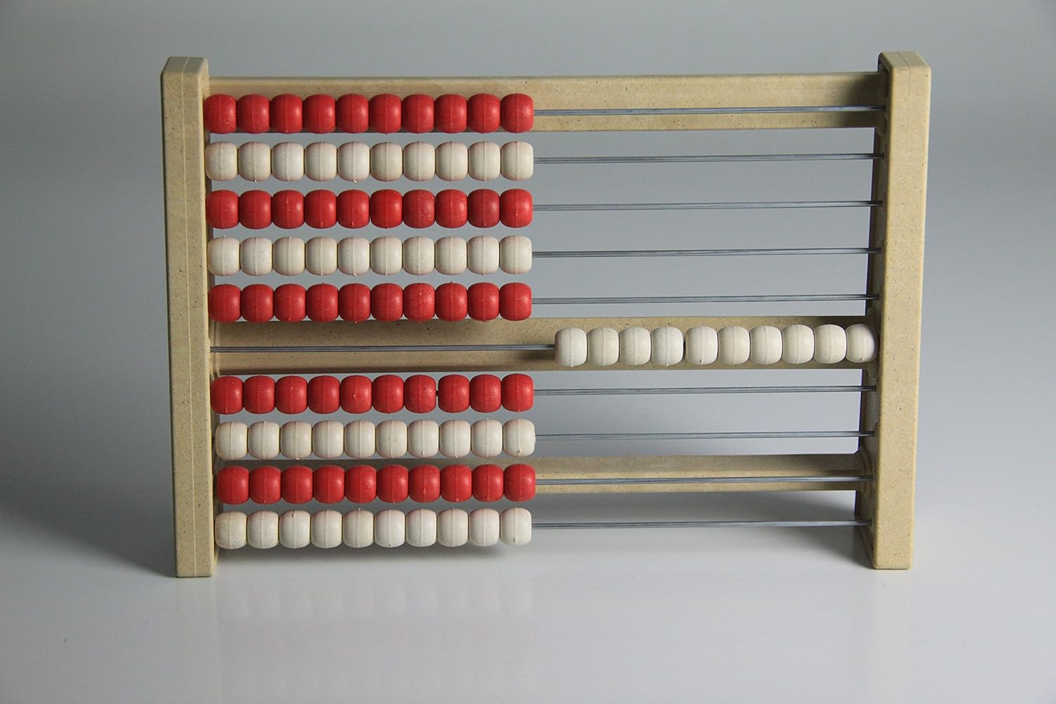 Wissner Active Learning 100 Student´S Abacus, Re-Wood Red/White – BigaMart