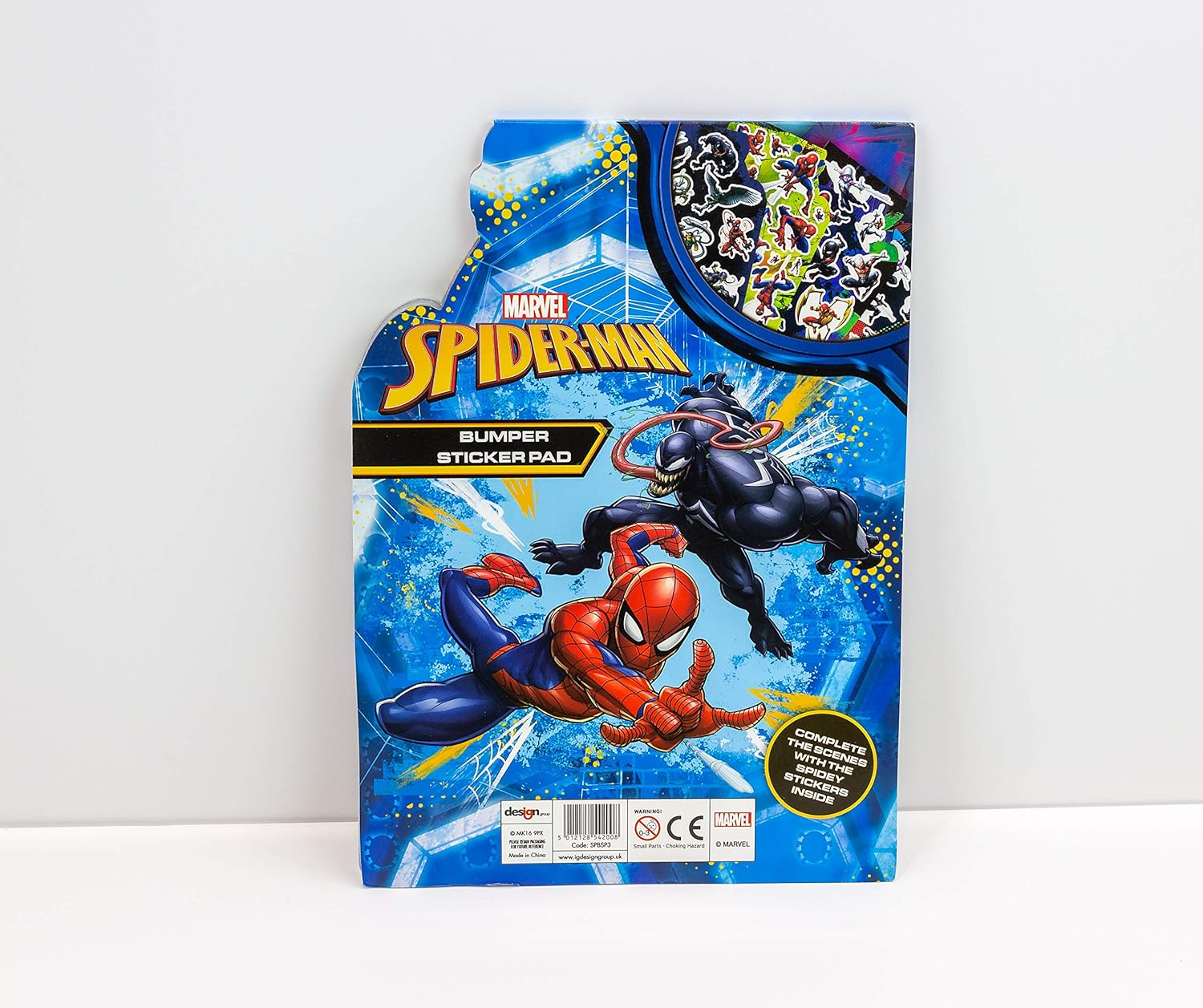 Spiderman – Spiderman Stickers – Marvel Bumper Sticker Pad – 24 Scenes ...