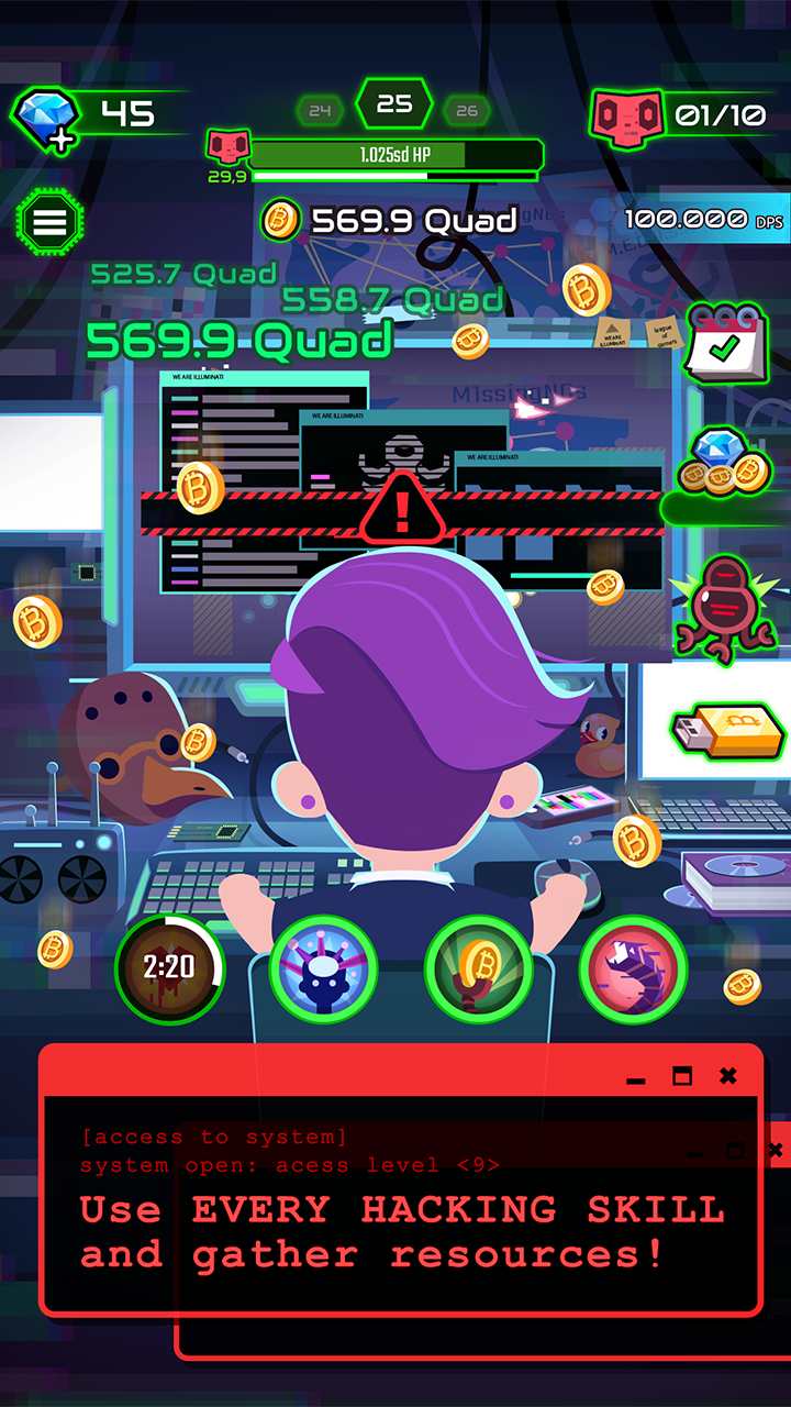 Hacking Hero - Cyber Adventure Clicker:Amazon.com:Appstore for Android