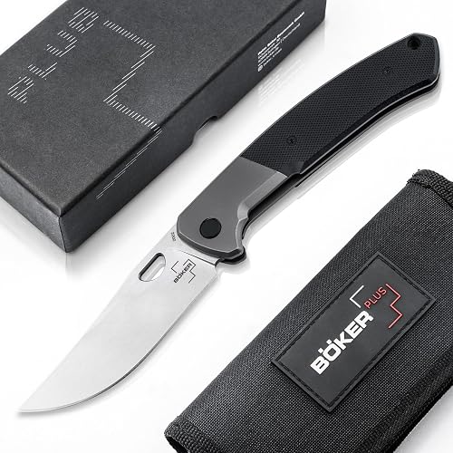 BÖKER PLUS Elso Folder - Outdoor knife with D2 upswept blade ...