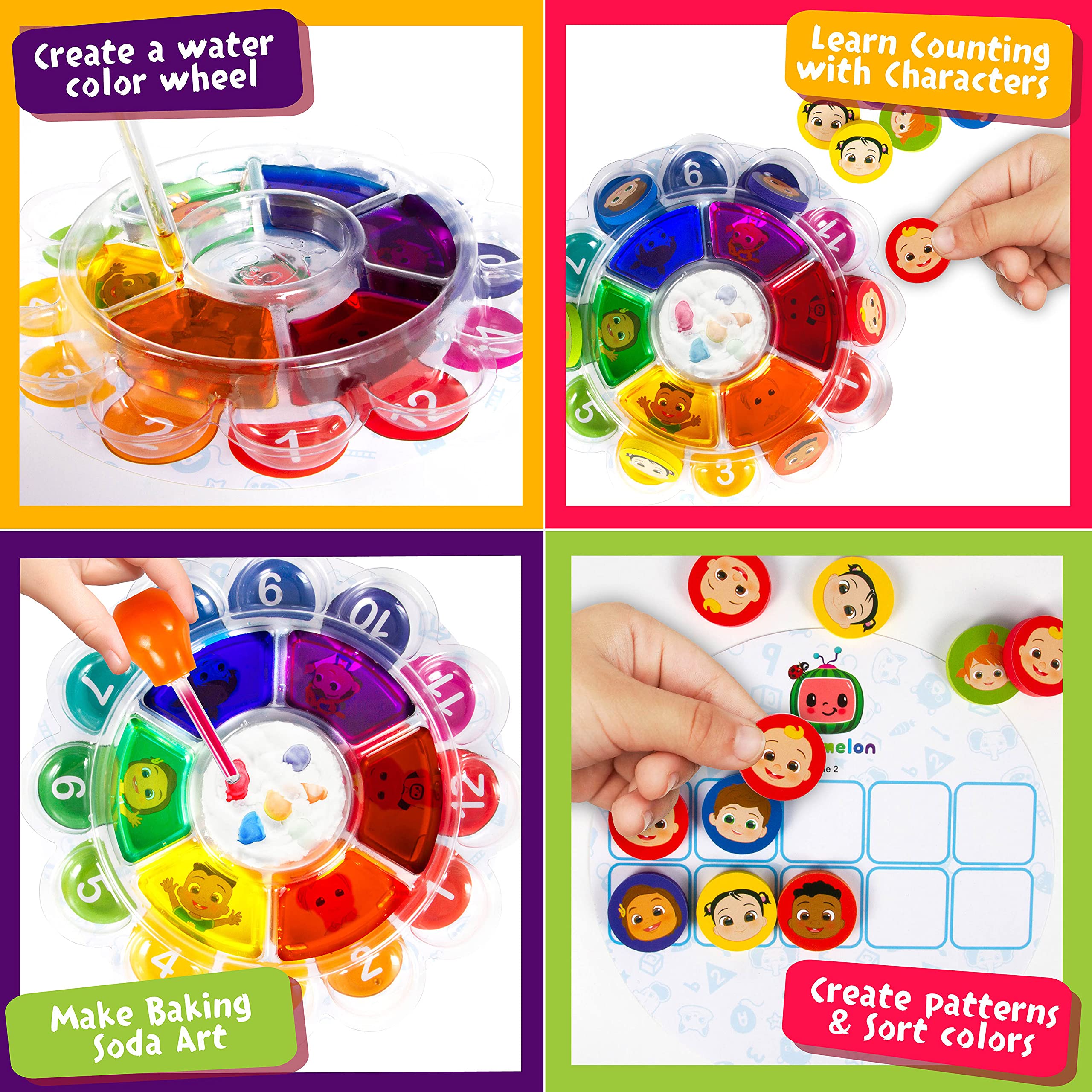 Mua Cocomelon Color Science Kit - 5 Kids Science Experiments of Mixing, Sorting and Counting ...