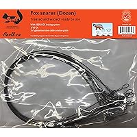 Fox Snares - 12 Pack - Ready to use, Effectively captures Fox - Snare ...