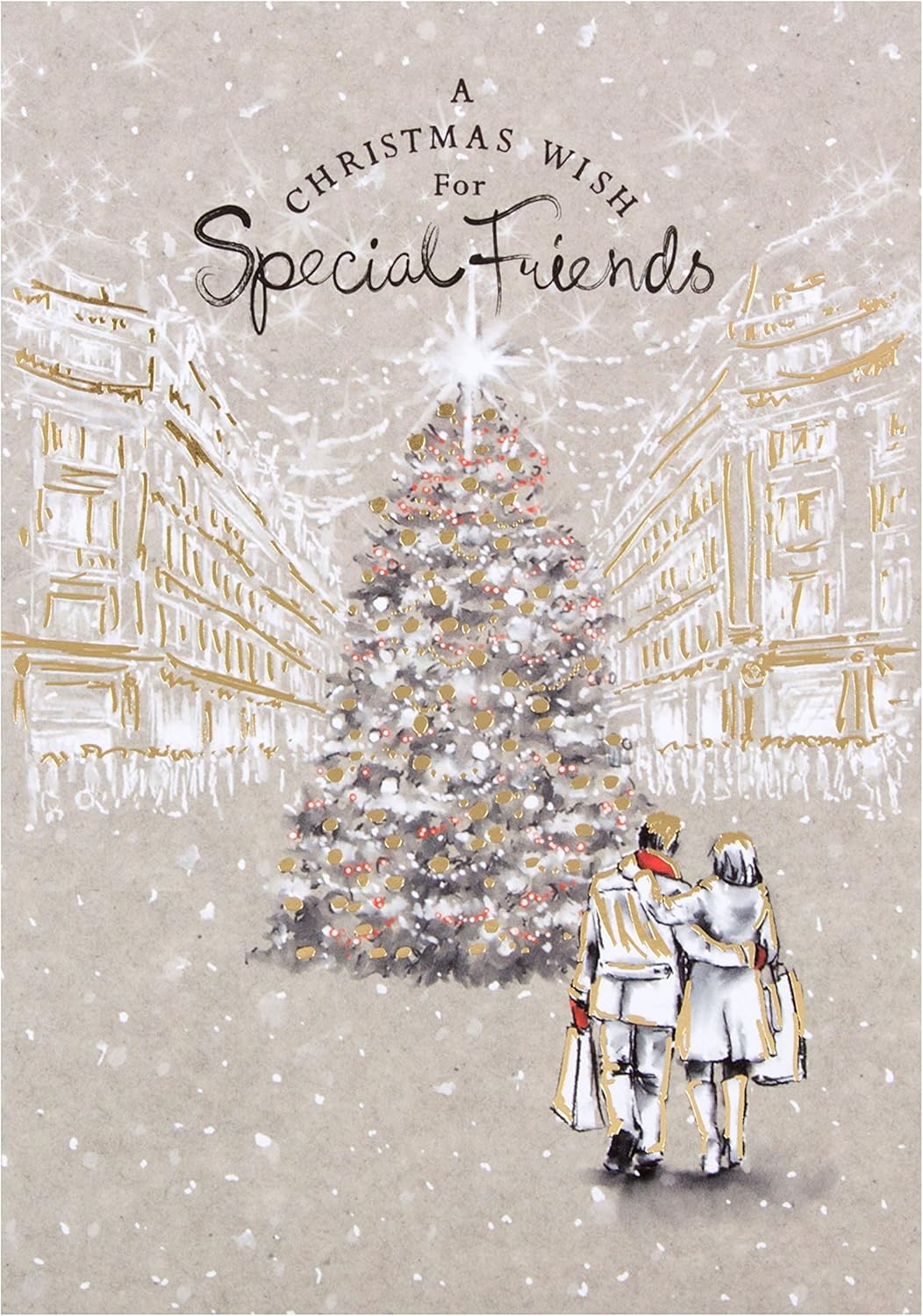 Hallmark Friends Christmas Card Memories Medium Amazon co uk hallmark-friends-christmas-card-memories-medium-amazon-co-uk