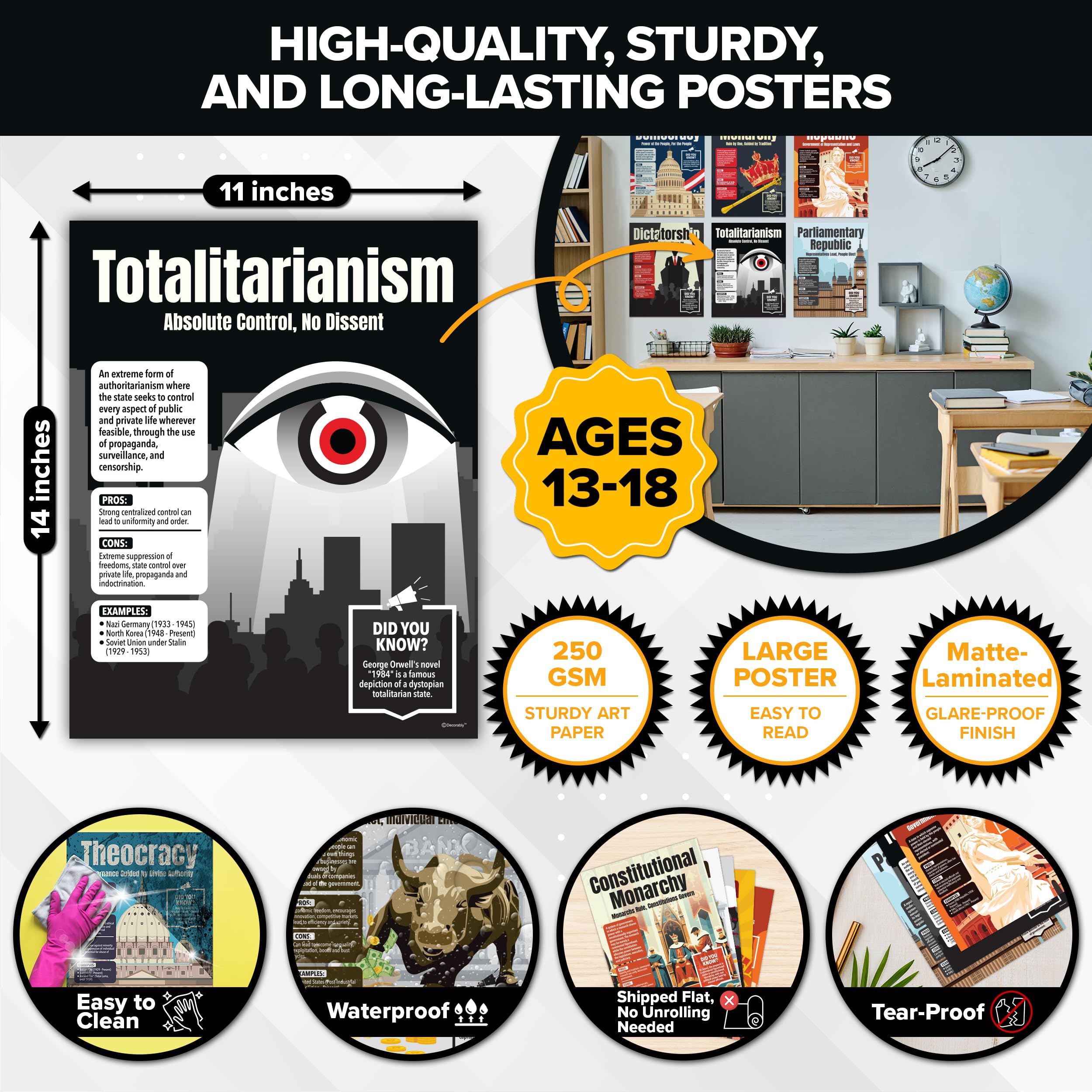 Mua Decorably 16 Forms of Government and Economic Systems Social ...