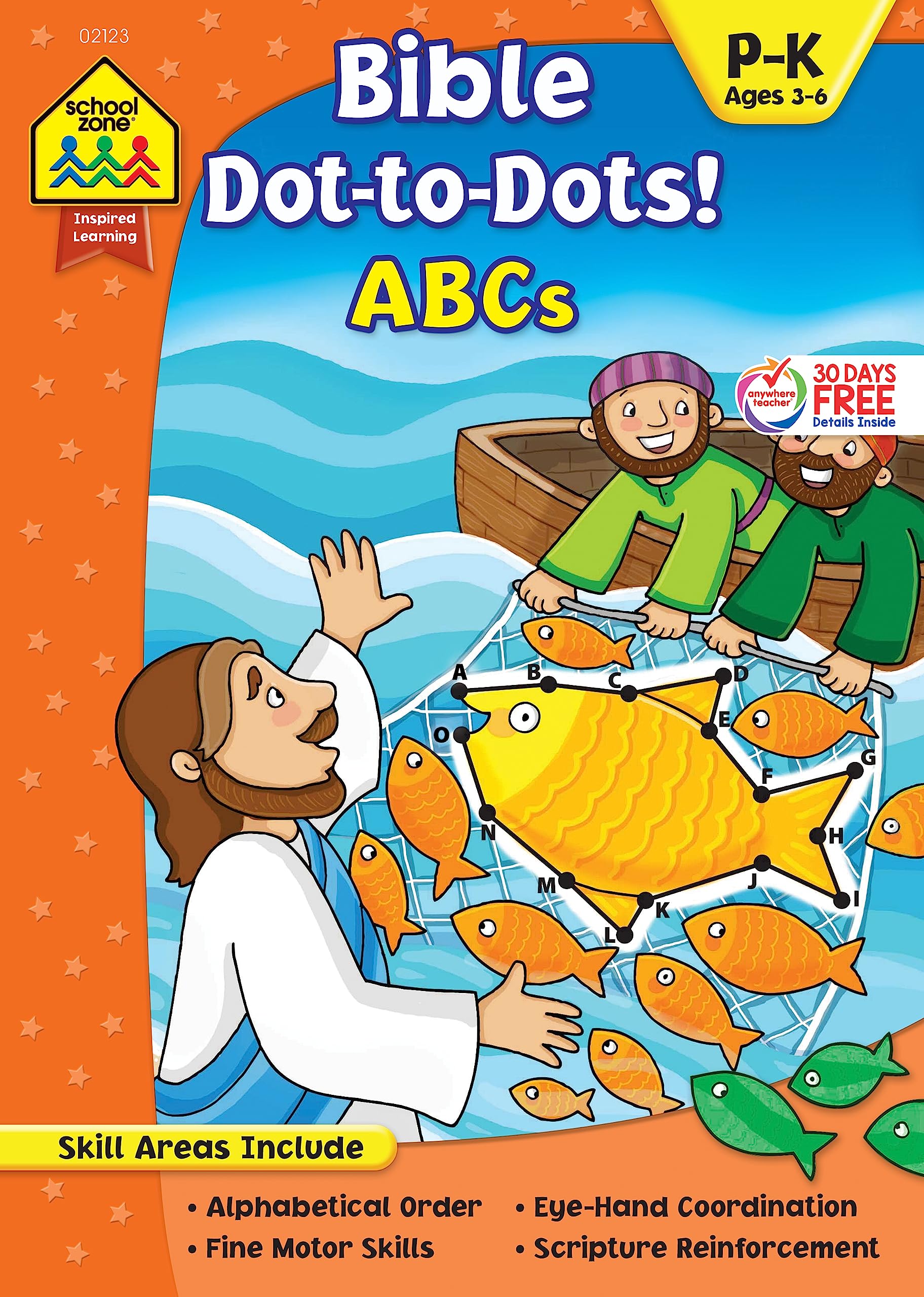 Mua School Zone - Bible Dot-to-Dots! ABCs Workbook - Ages 3 to 6 ...