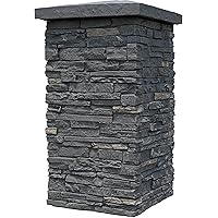NextStone Slatestone 16" x 16" x 30" Faux Polyurethane Stone Column ...