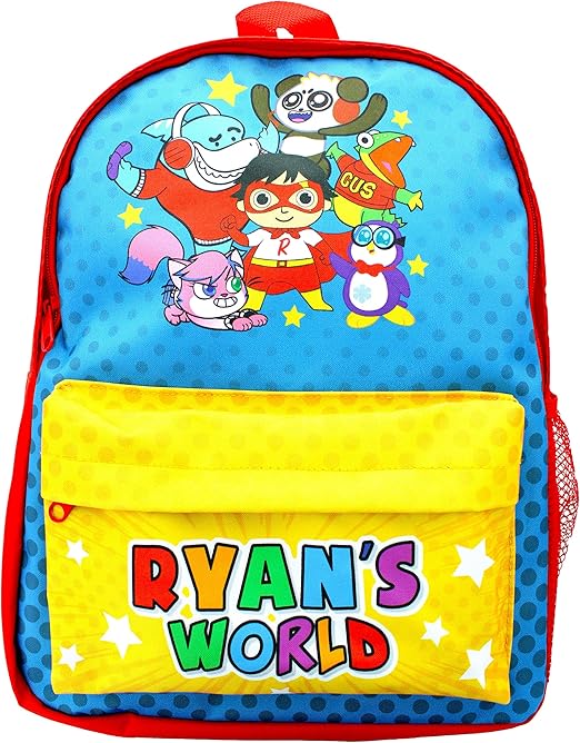 Ryan's World Backpack Ryans World School Backpack for Boys: Amazon.co ...