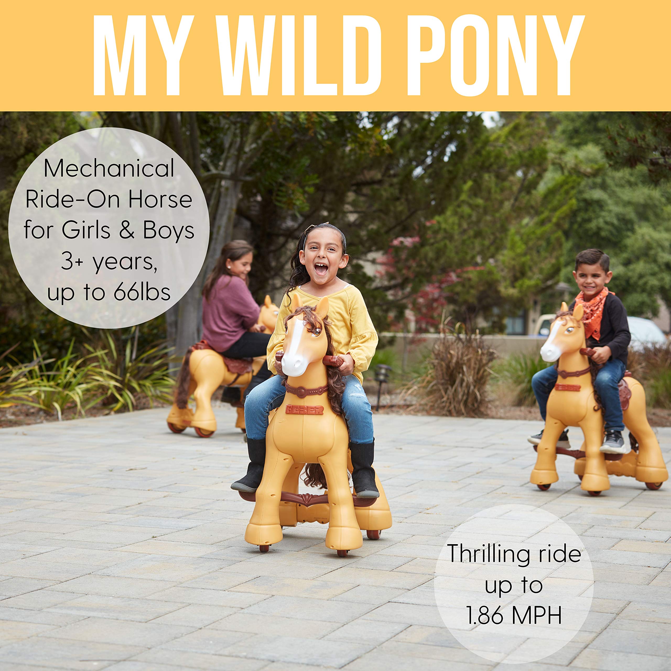 Mua ECR4Kids My Wild Pony, Motorized Ride-On Horse for Kids, Walking ...